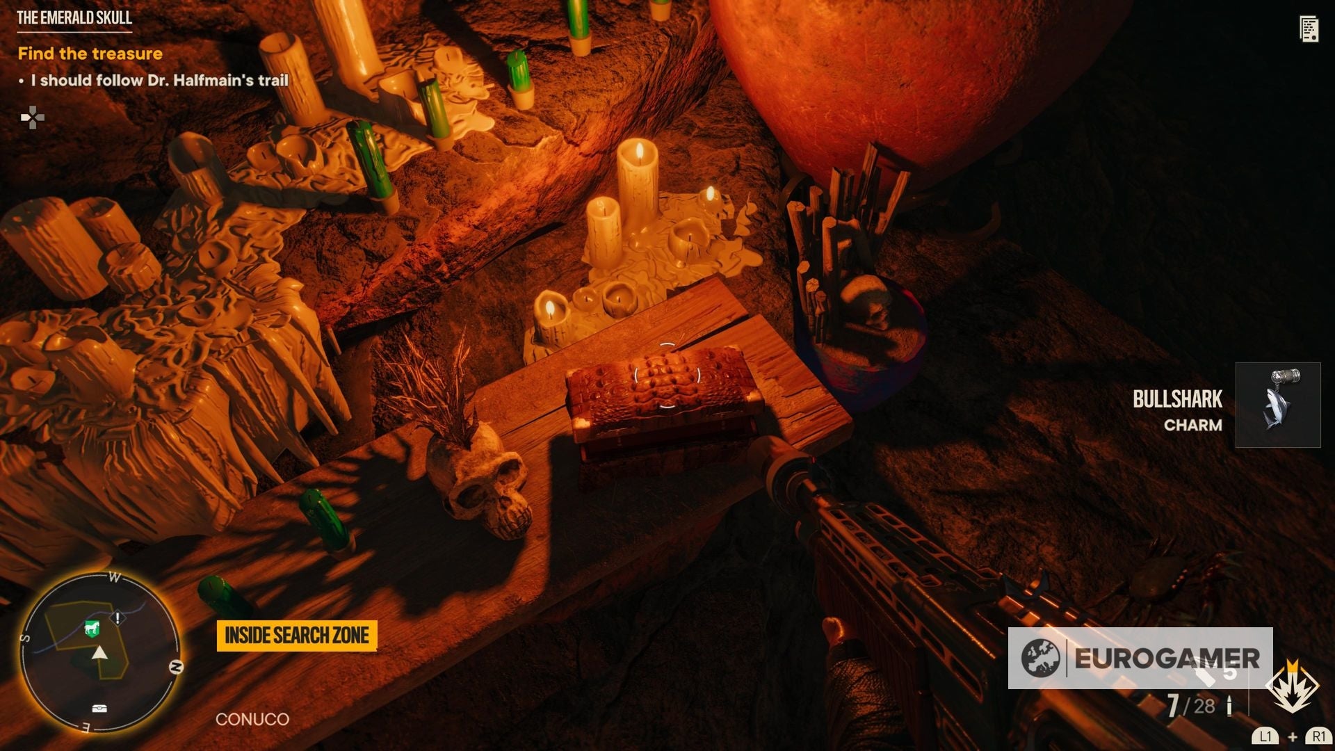 Far Cry 6 The Emerald Skull: Where to display the skull to statues and ...