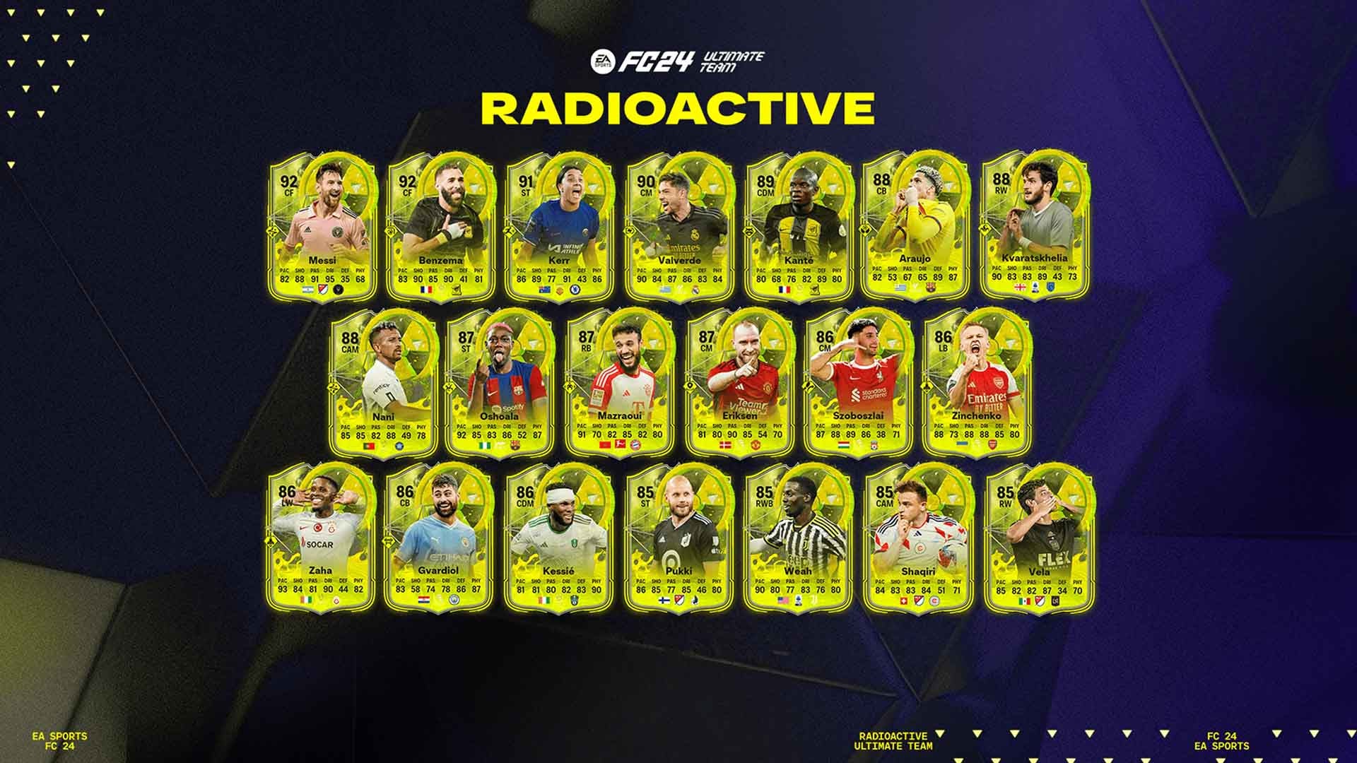 EA FC 24: Radioactive Upgrade Tracker - Alle Spieler*innen im Überblick ...
