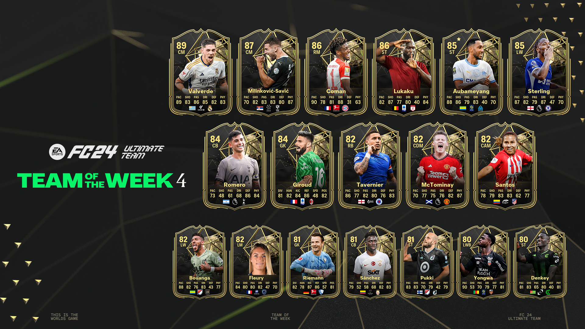 EA FC 24 TOTW 4 Cards revealed | Eurogamer.net