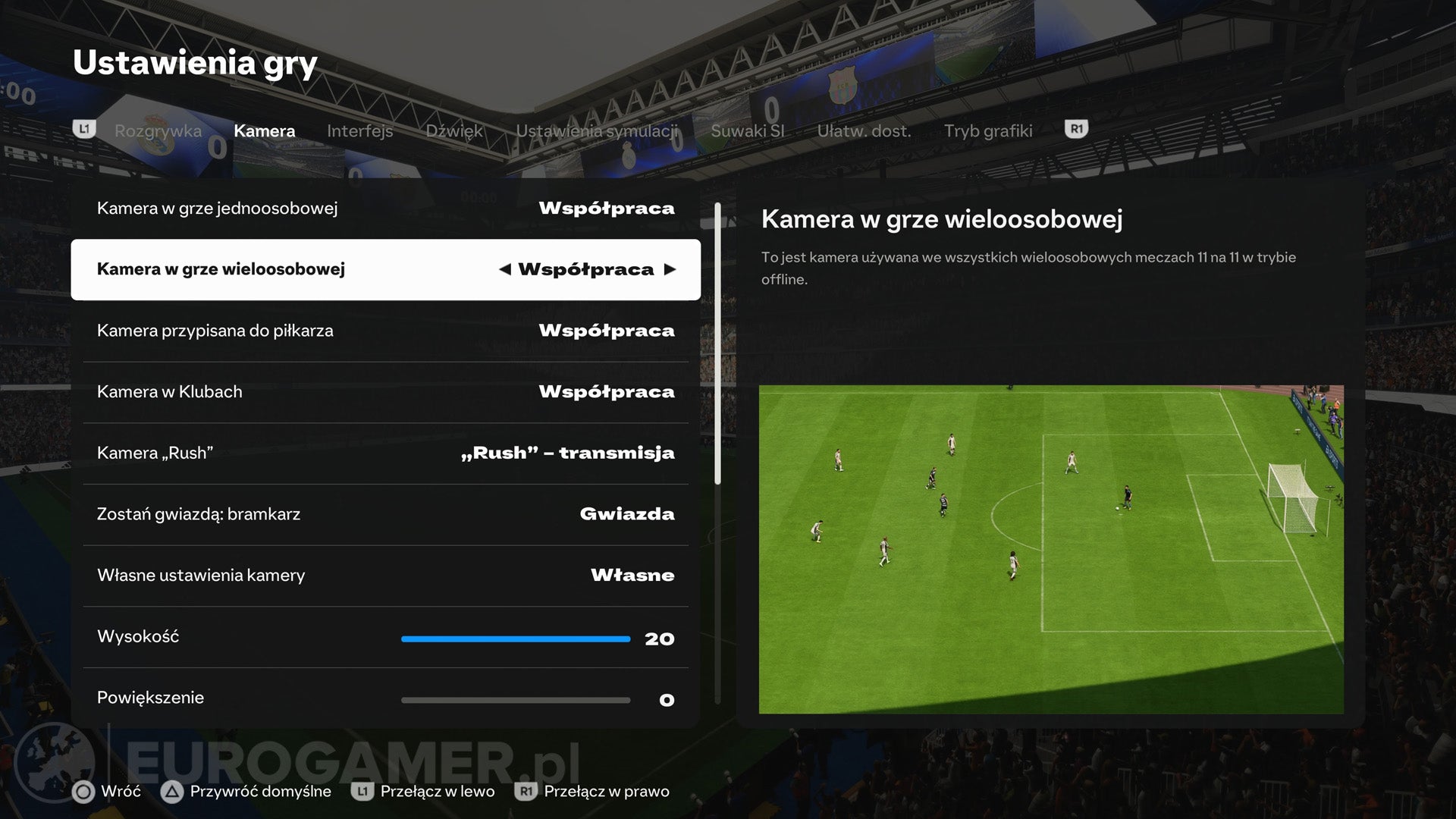 EA Sports FC 25 - kamera: najlepsze ustawienia | Eurogamer.pl