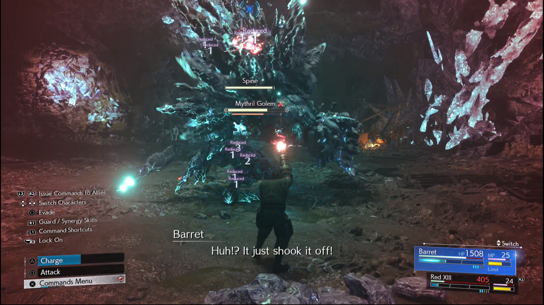 Final Fantasy 7 Rebirth Mythril Golem boss strategy | Eurogamer.net