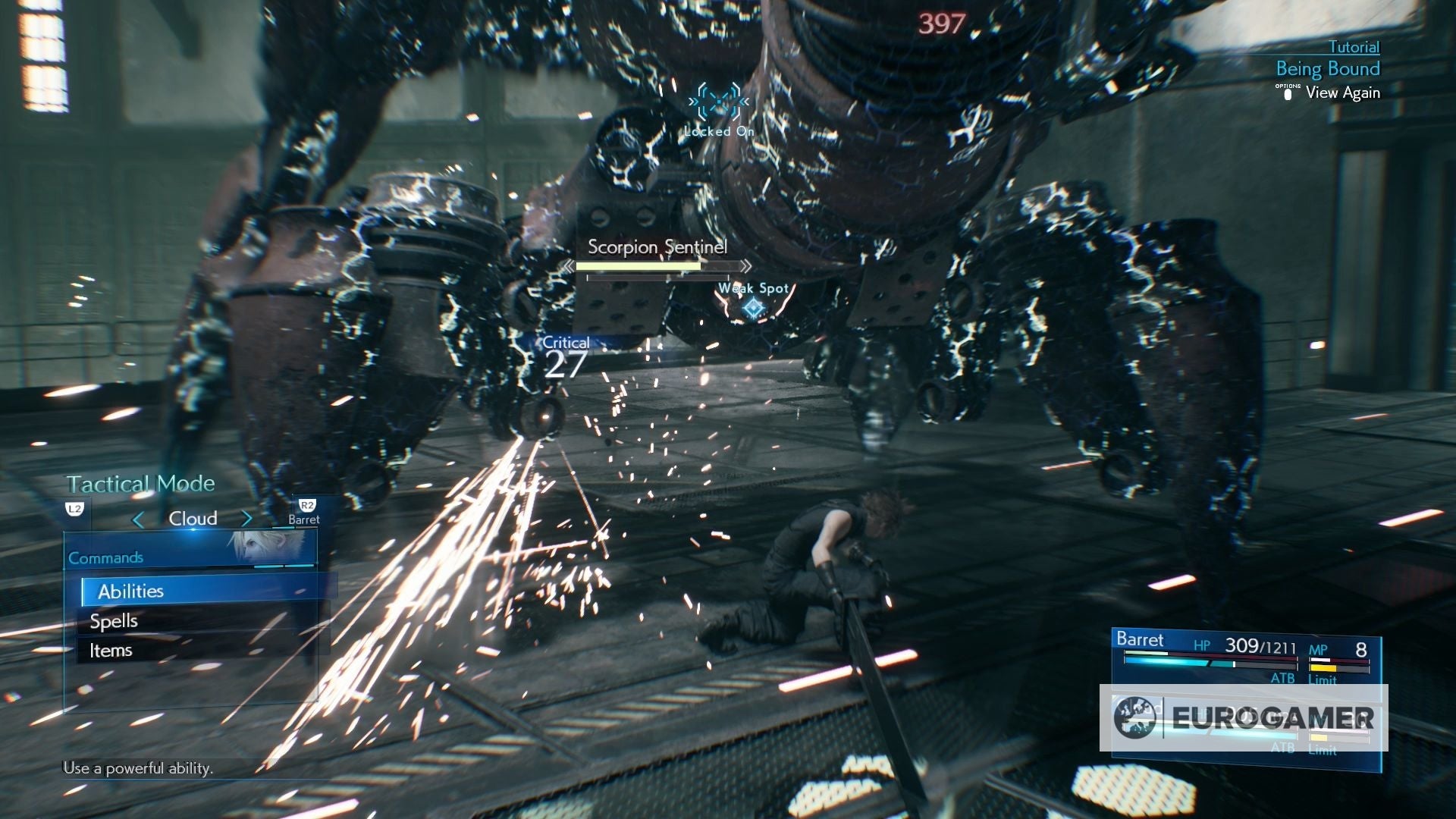 Final Fantasy 7 Remake Timer choice: How to beat first boss Scorpion ...