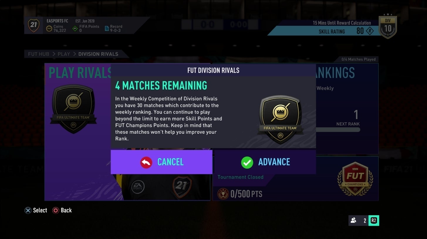 FIFA 21 Ultimate Team introduces a Division Rivals weekly match cap Eurogamer