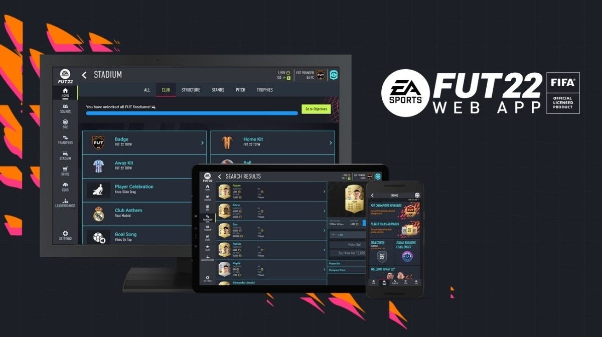 FIFA 22 FUT - Web App i Companion: co to, jak pobrać | Eurogamer.pl