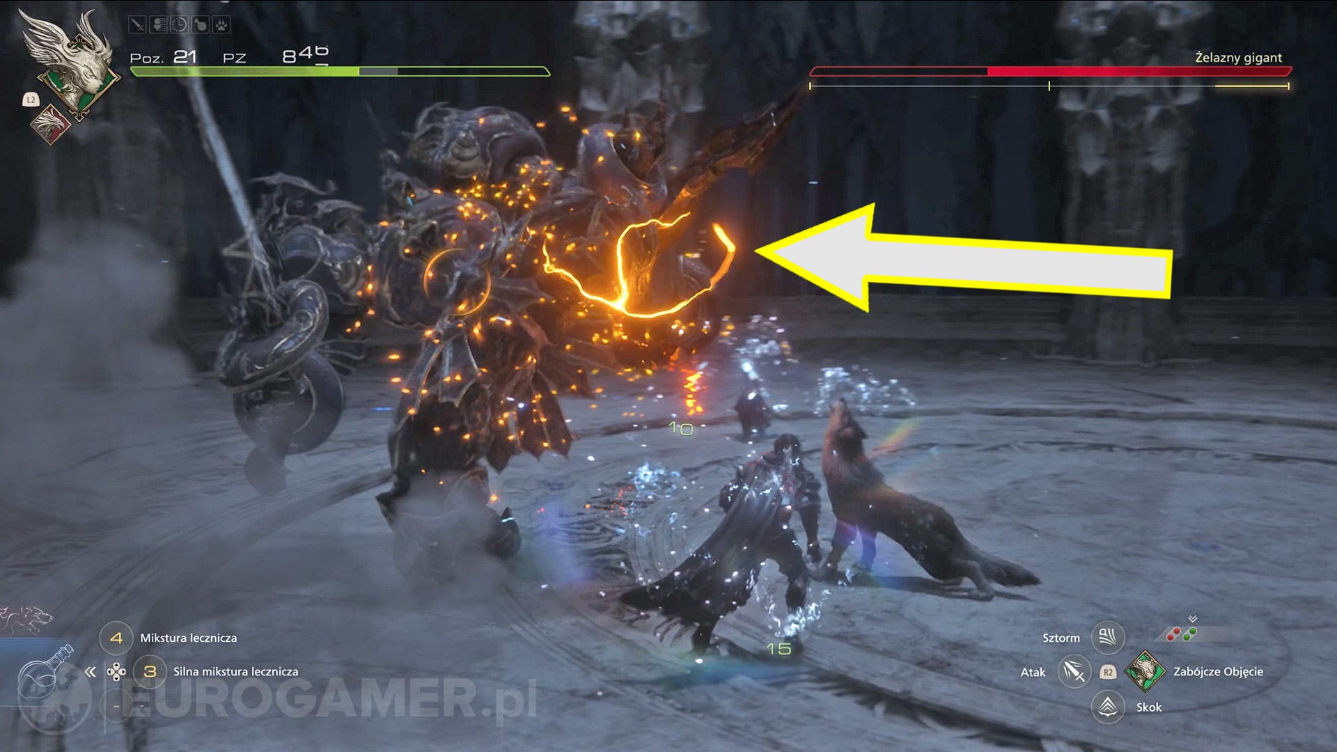 Final Fantasy 16 - Żelazny gigant, walka z bossem | Eurogamer.pl Final Fantasy 16 - Żelazny gigant, walka z bossem | Eurogamer.pl