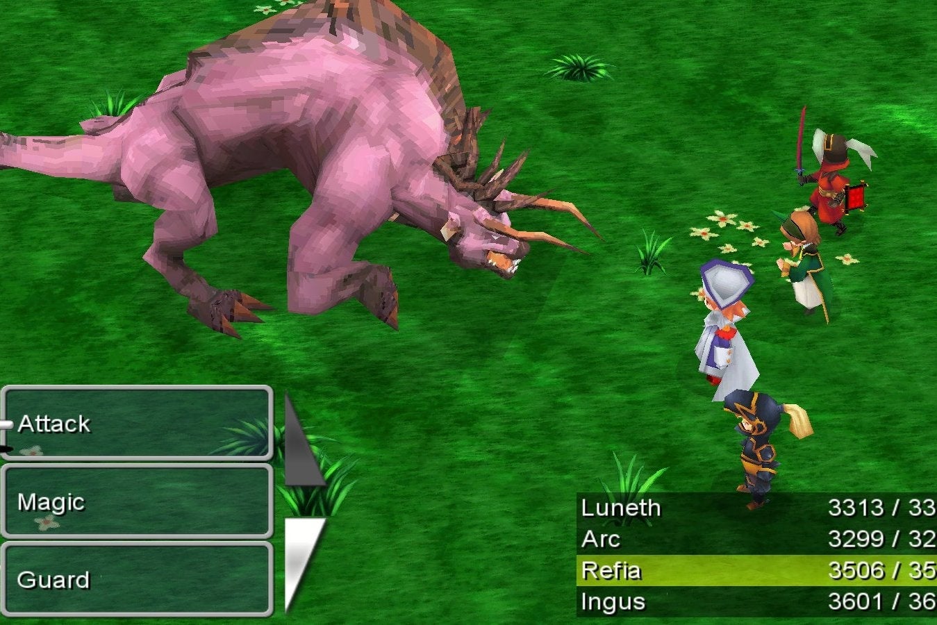 Final Fantasy 3 New Final Fantasy III PSP Screenshots And Artwork!