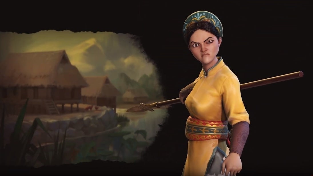 First look at Vietnam and its leader Lady Triệu in Civilization 6 ...