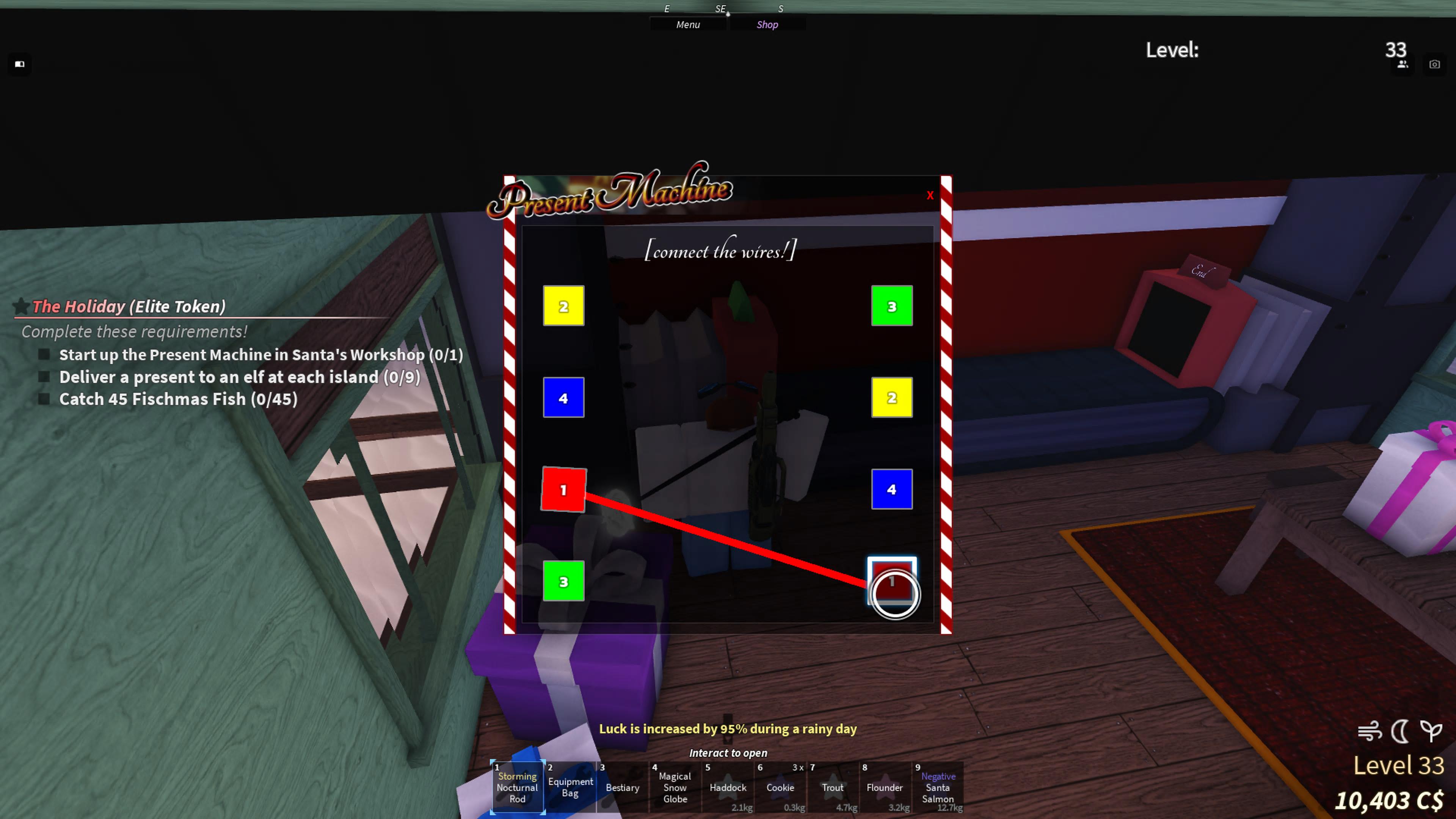 Fisch: How to deliver a present to an elf on all 9 islands | VG247