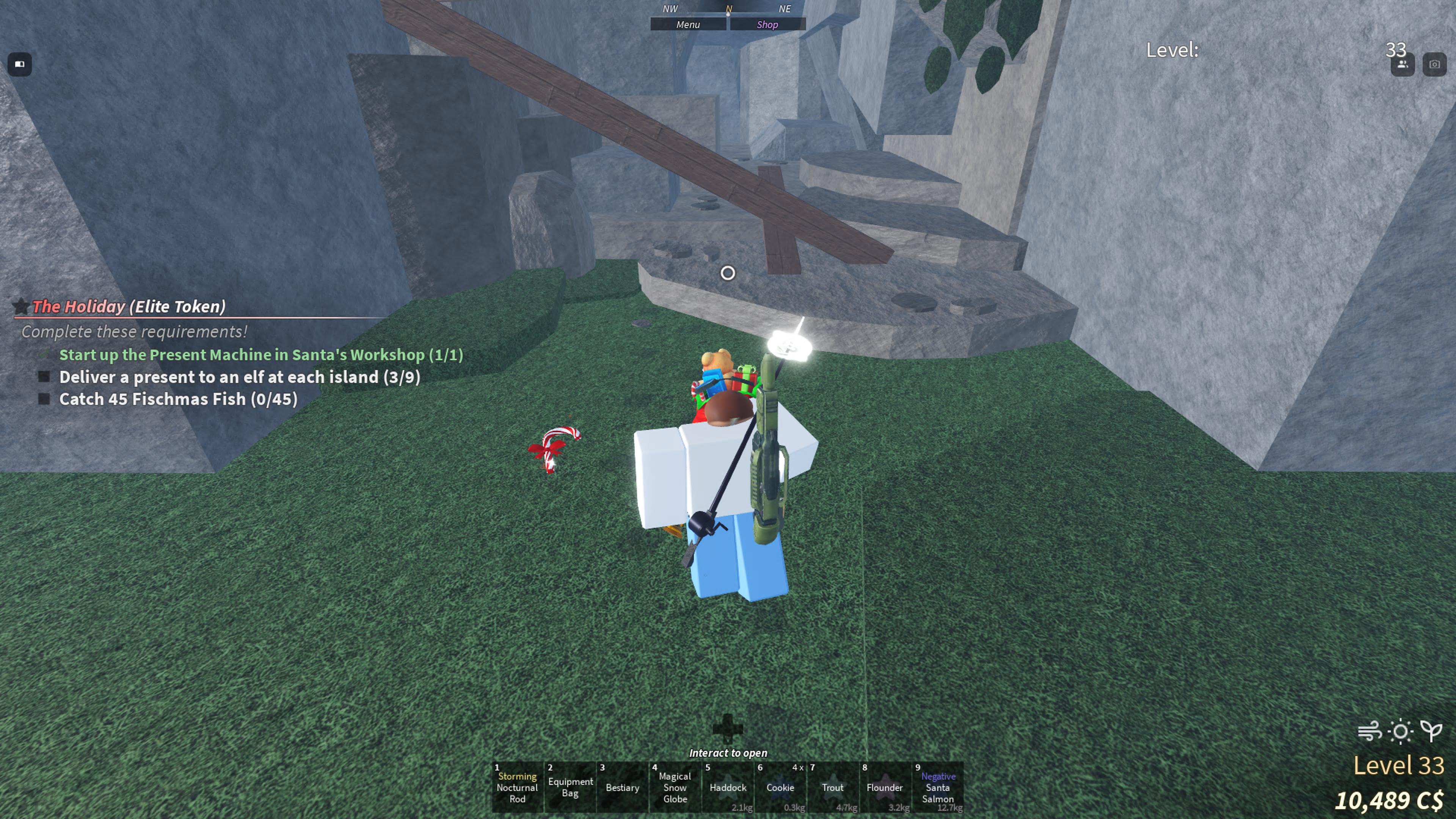 Fisch: How to deliver a present to an elf on all 9 islands | VG247