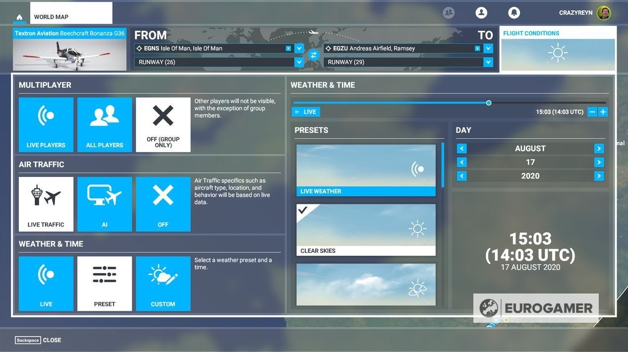 Flight Simulator weather explained: How to change weather, time of day ...