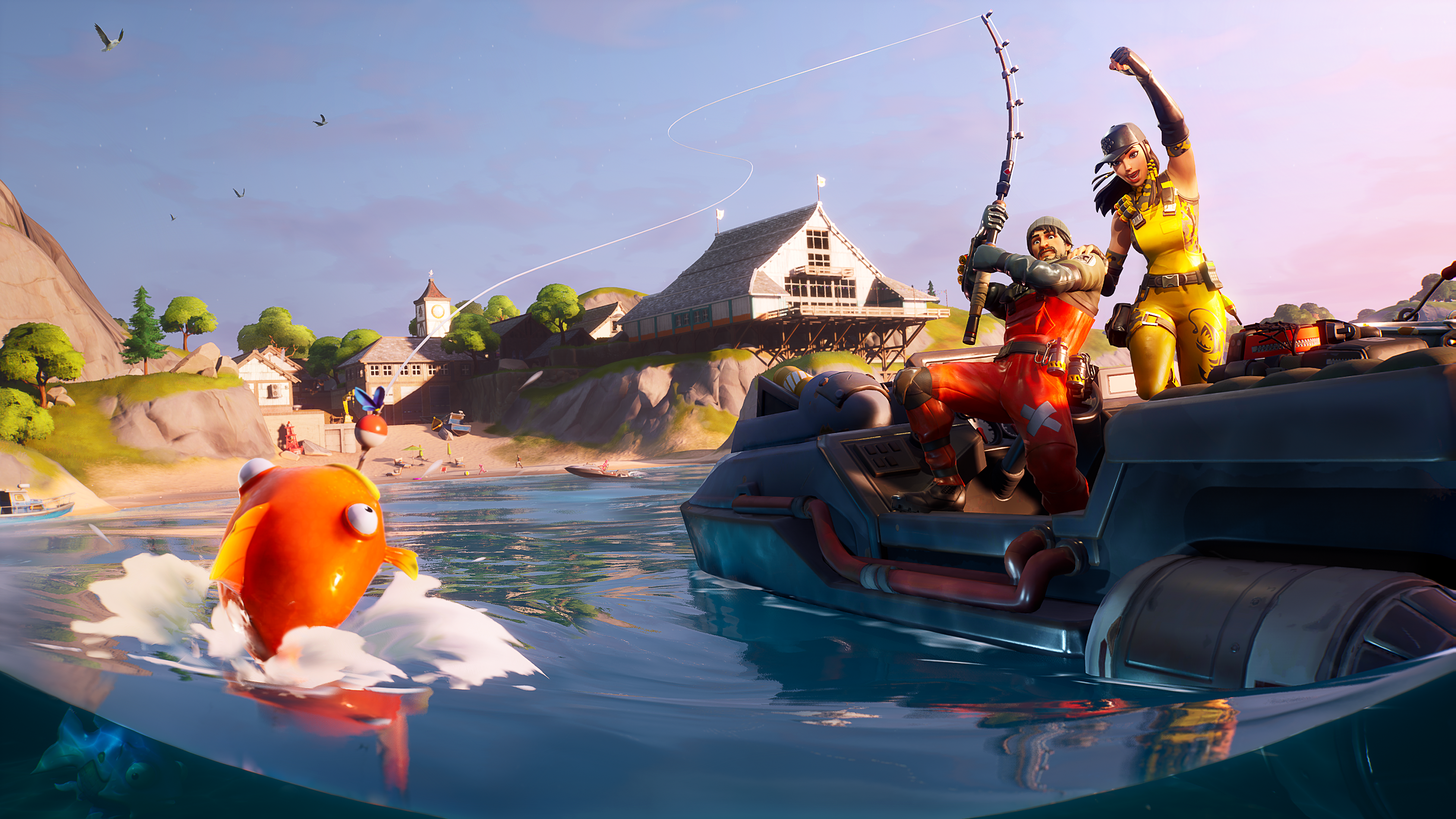 Fortnite Fishing - how to catch a weapon and fishing locations ...
