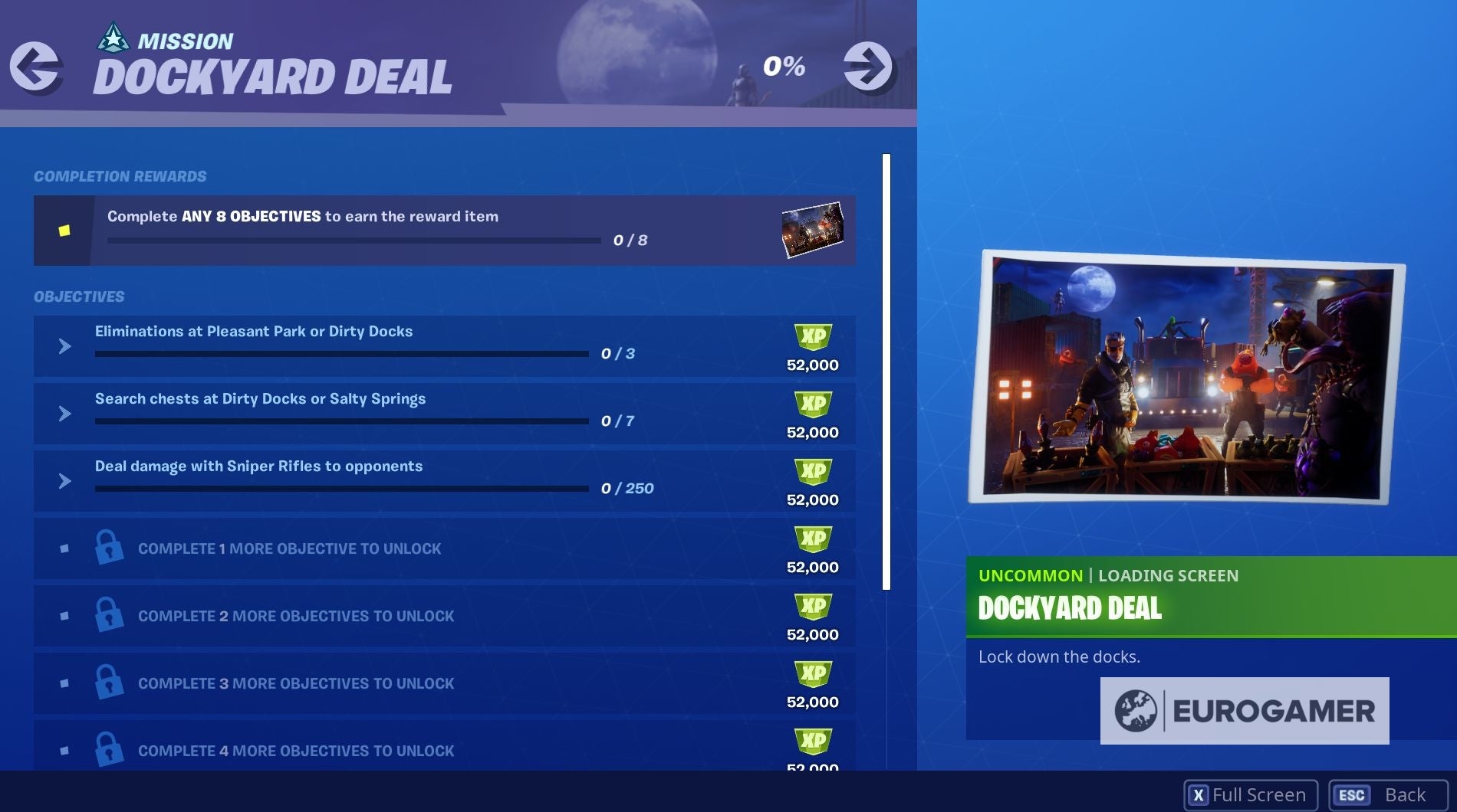 Fortnite Dockyard Deal Challenges list for Week 4 | Eurogamer.net