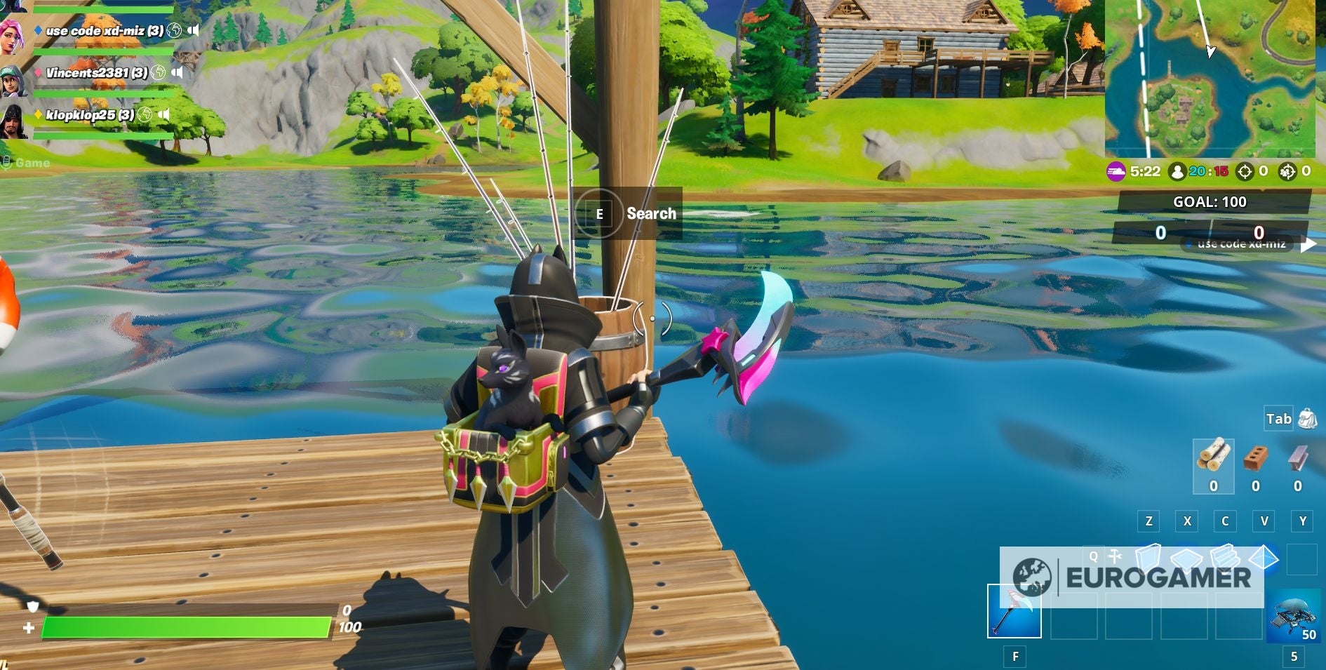 Fortnite Fishing - how to catch a weapon and fishing locations ...
