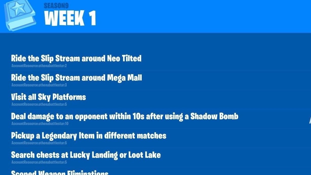 Fortnite Challenges - Como Completar os Challenges da Week 10, Season 9 ...