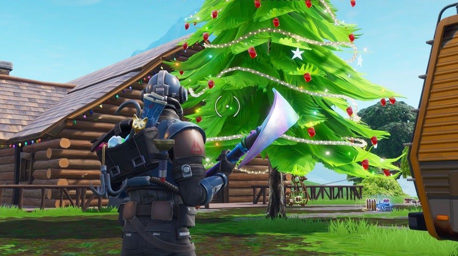 Christmas tree fortnite store
