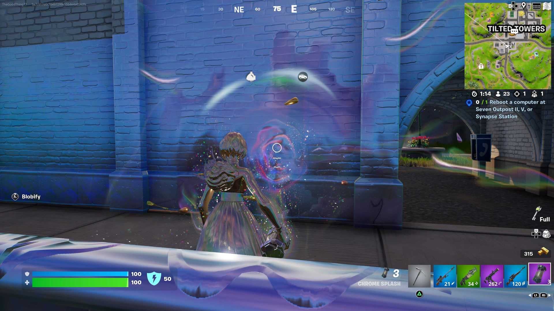 Fortnite Chrome Splash location and how to phase through walls ...