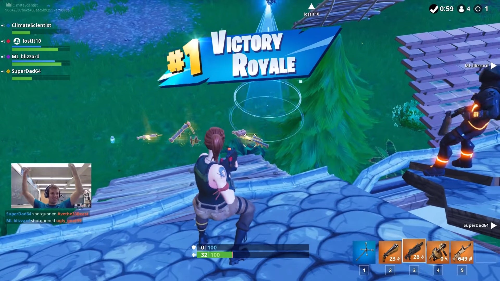 Fortnite streamers teach climate change | Rock Paper Shotgun