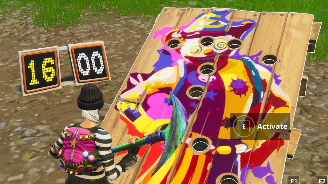 Fortnite Clown Board locations - Where to find different Carnival Clown ...
