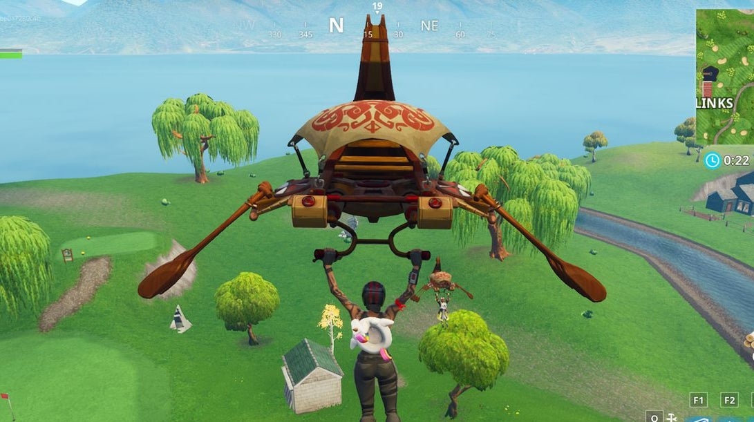 Fortnite covered bridge, waterfall and the 9th green location ...