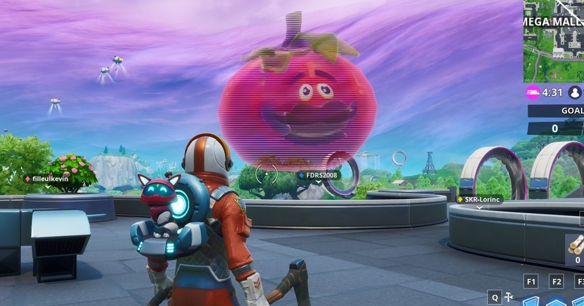 Fortnite Holographic Tomato Head Durr Burger Head Dumpling Head