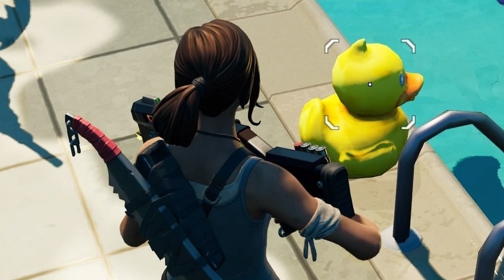 Fortnite Rubber Ducks Duck Game Square (Squid Game) By Romwba3D