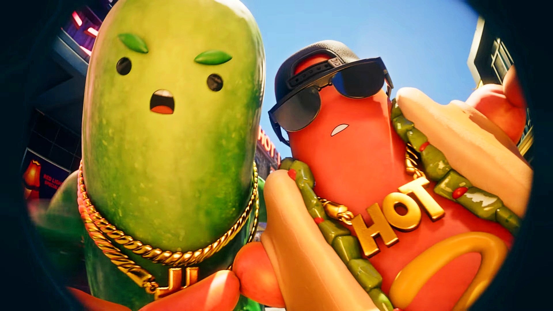 Fortnite zeigt alberne Gangster-Gurke im Trailer und sein Hotdog ...