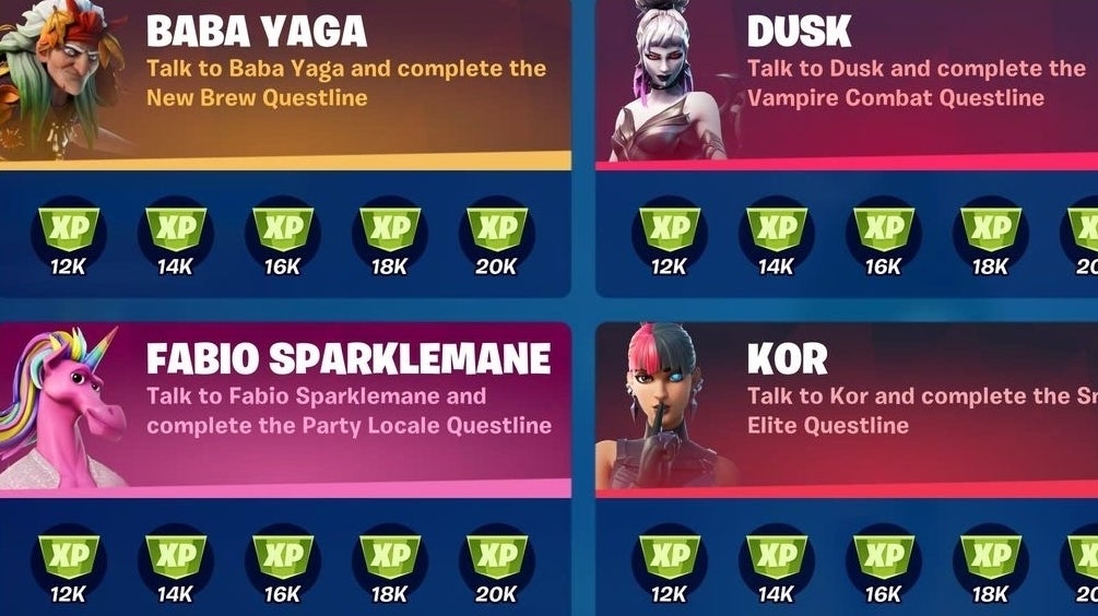 Fortnite Punchcards: This week's character Punchcards and when the next ...