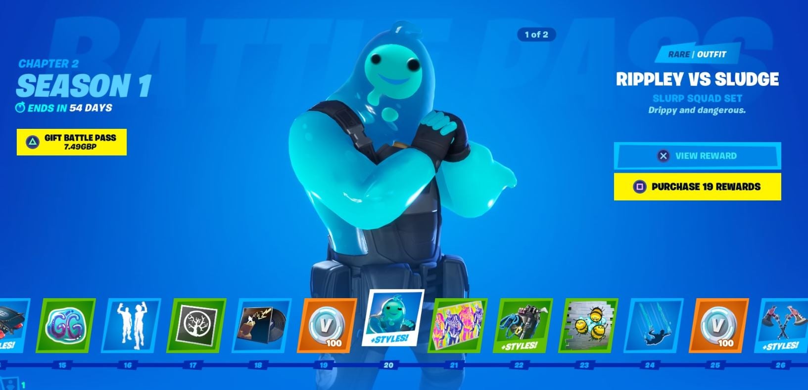 Fortnite New Battle Pass Skins: Rippley vs Sludge, 8-Ball, Cameo ...