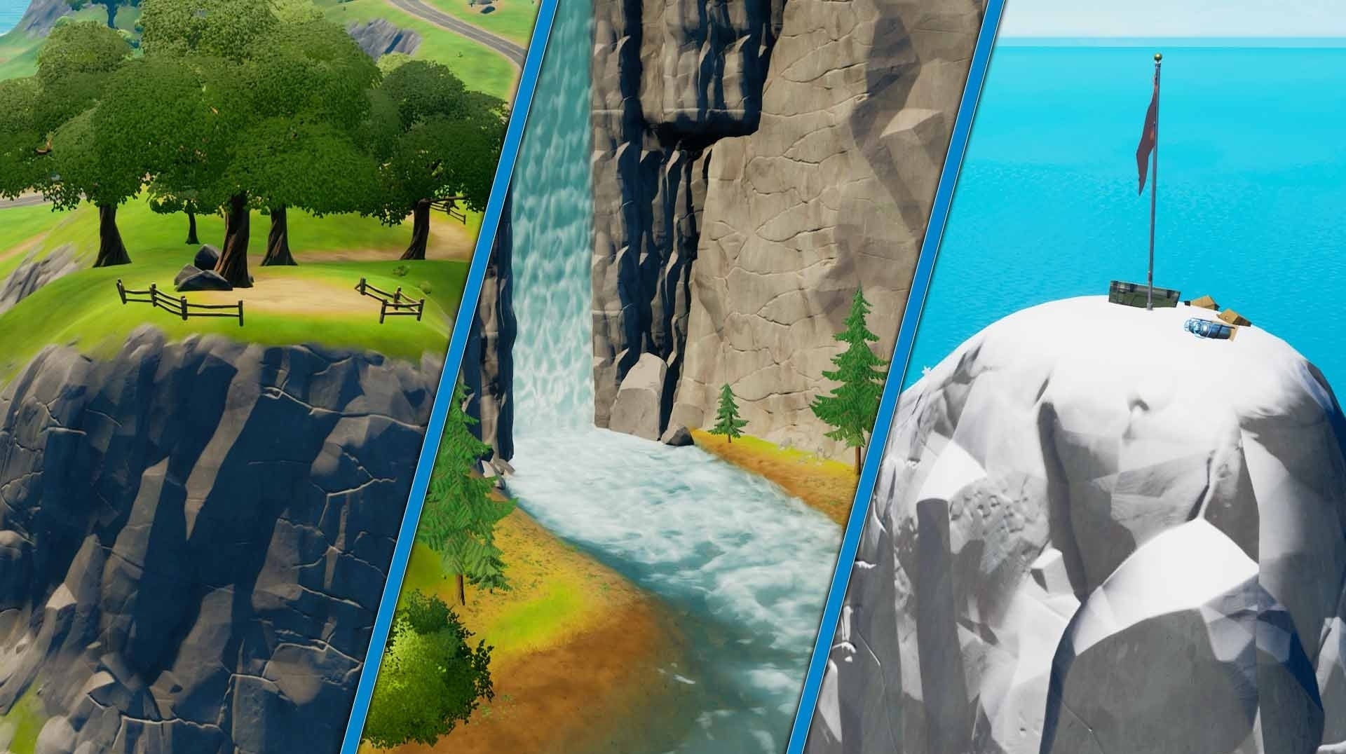 Fortnite Season 5: Aussichtspunkt, Schöne Schlucht und Mount Kay ...