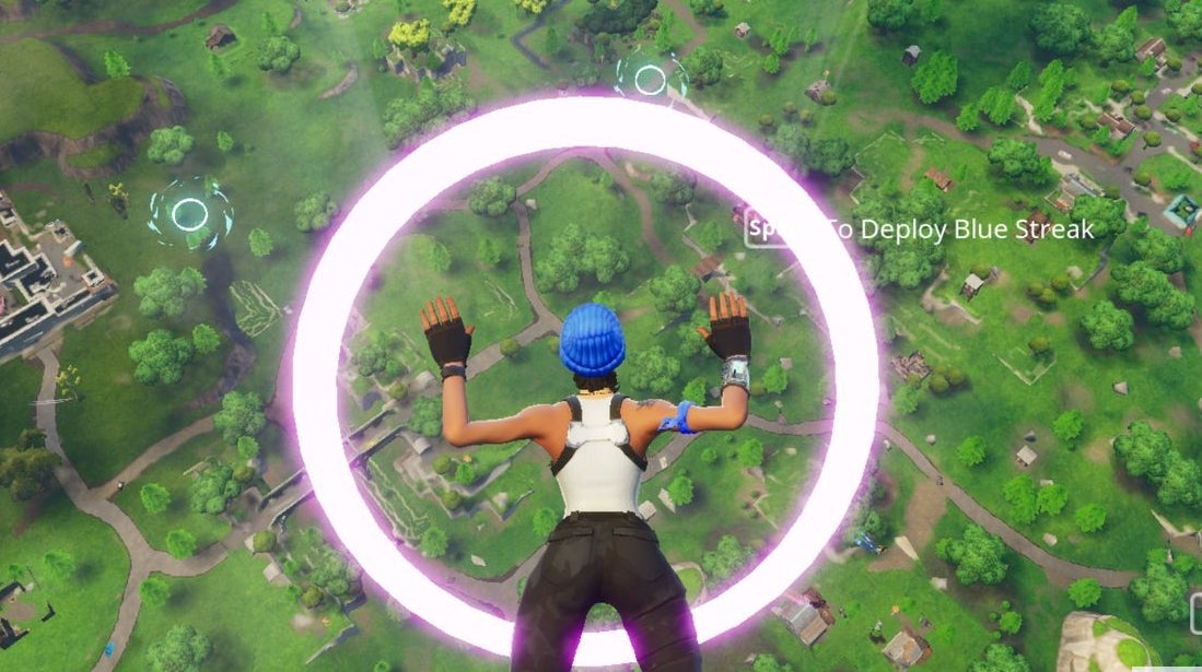 Fortnite - Skydive through floating rings explained | Eurogamer.net