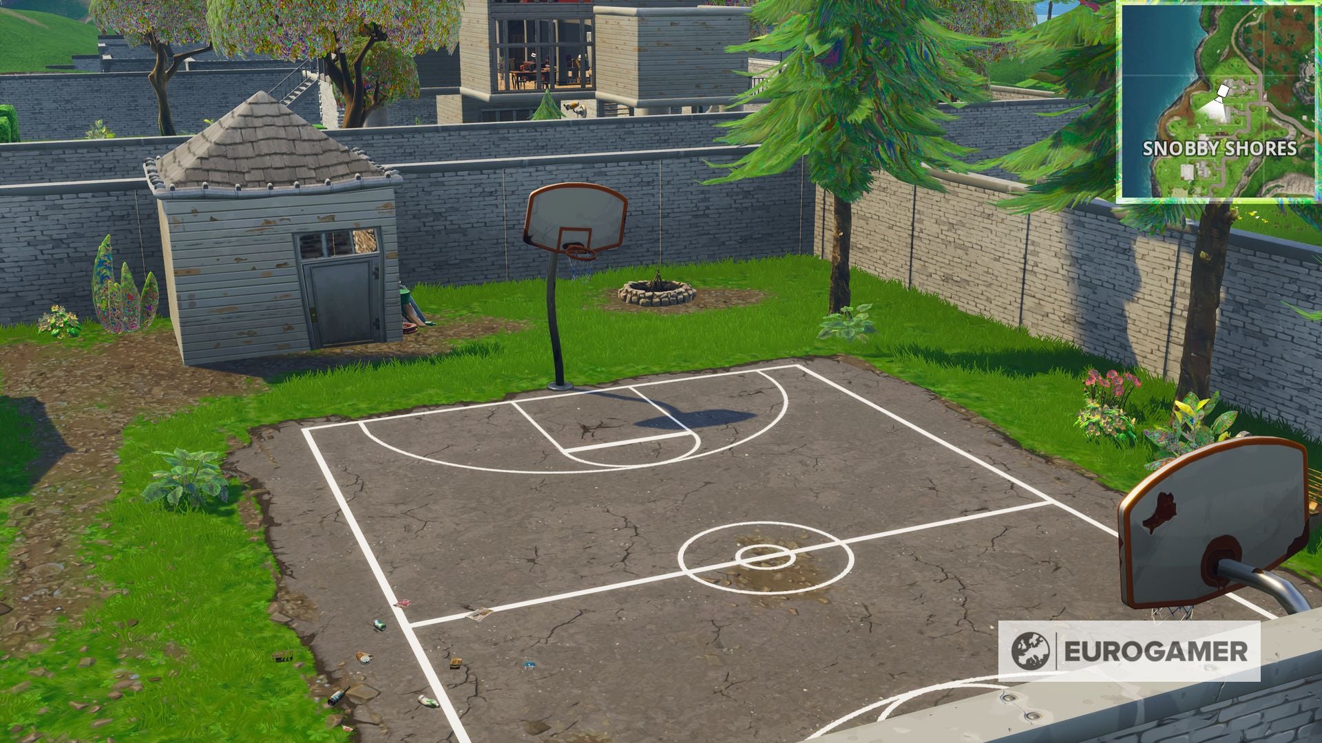 Fortnite Basketball Hoop locations - Where to score a basket on ...
