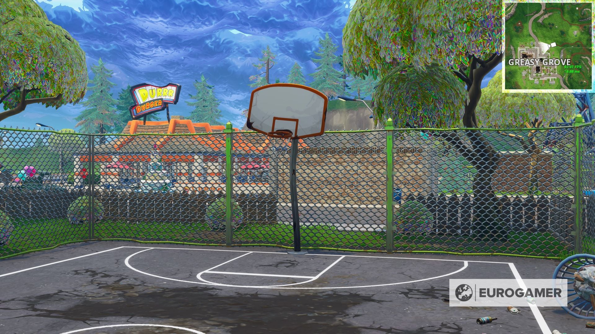 Fortnite Basketball Hoop locations - Where to score a basket on ...