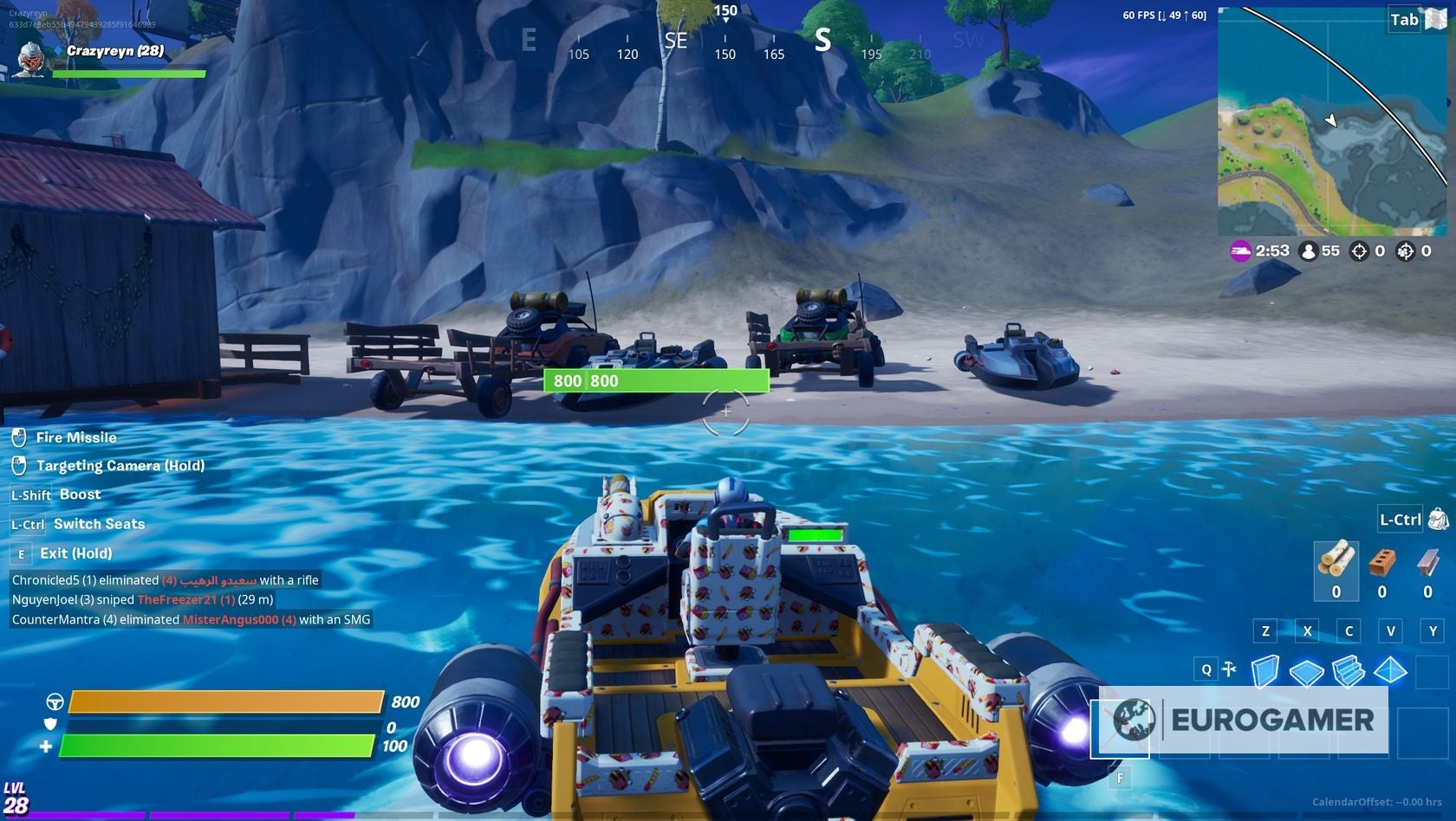 Fortnite boat locations: Where to find boats and how they work ...