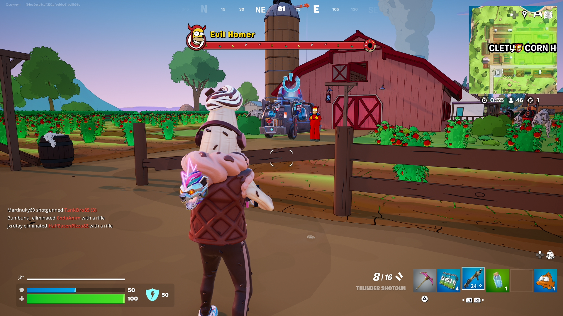 Fortnite Simpsons bosses: Where does Krusty, Evil Homer and Witch Marge ...