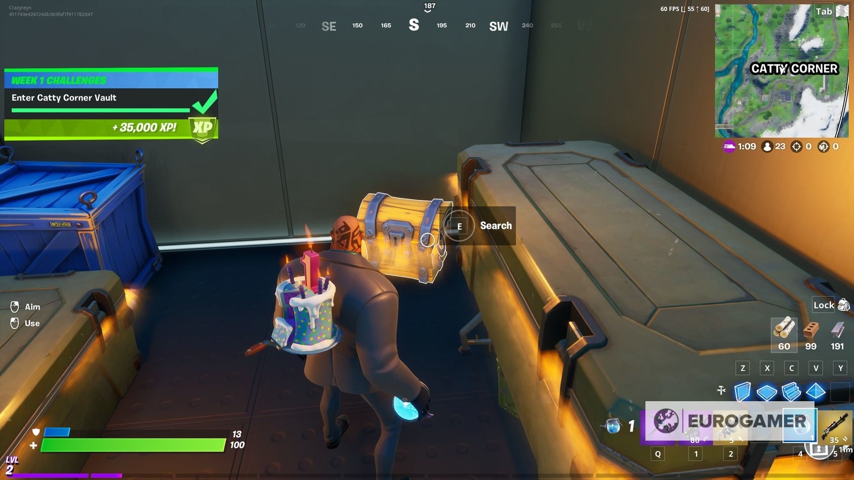 Fortnite Catty Corner Vault location and how to open it with the Catty ...