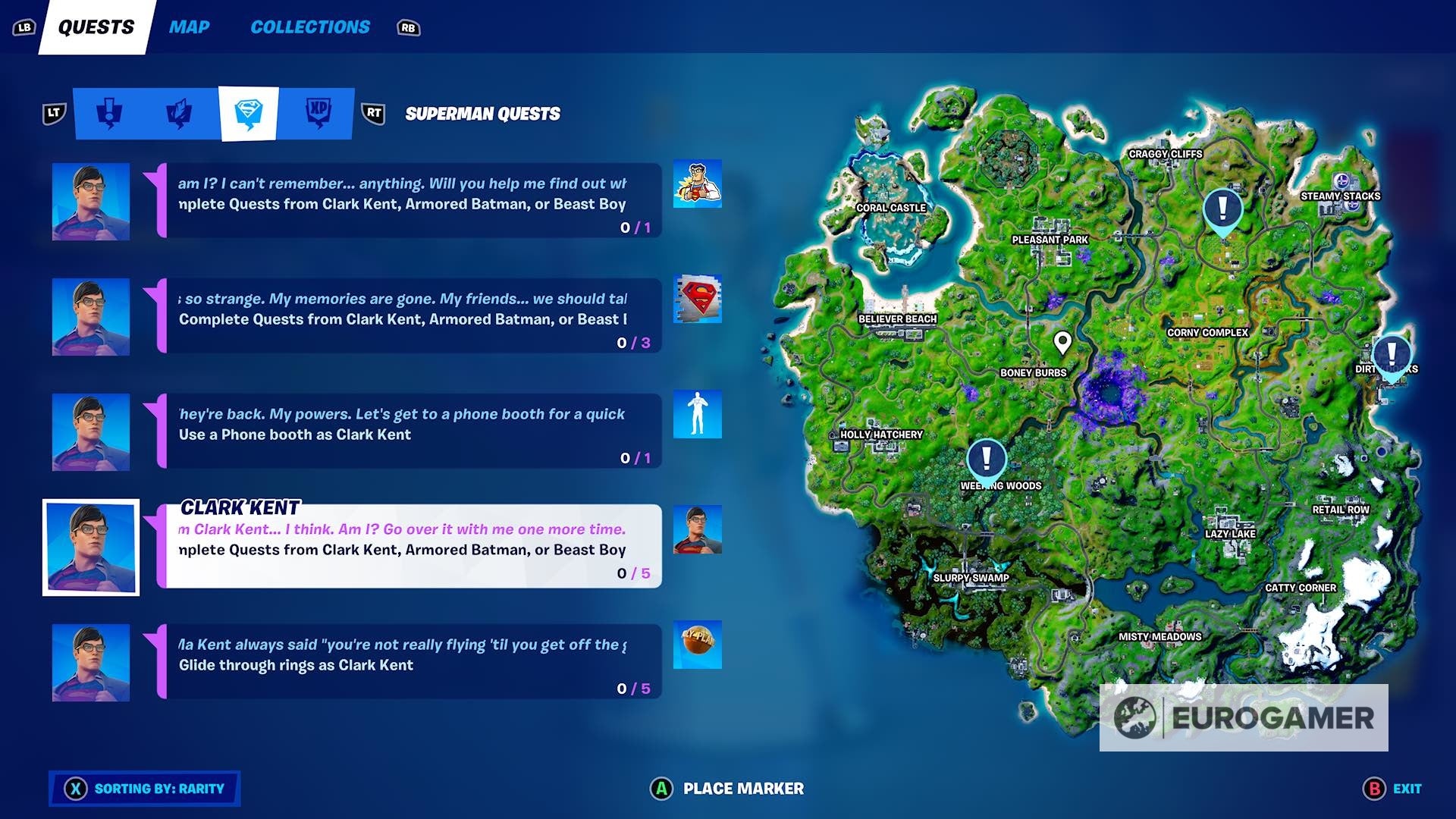 Fortnite: Clark Kent, Armored Batman and Beast Boy locations explained ...