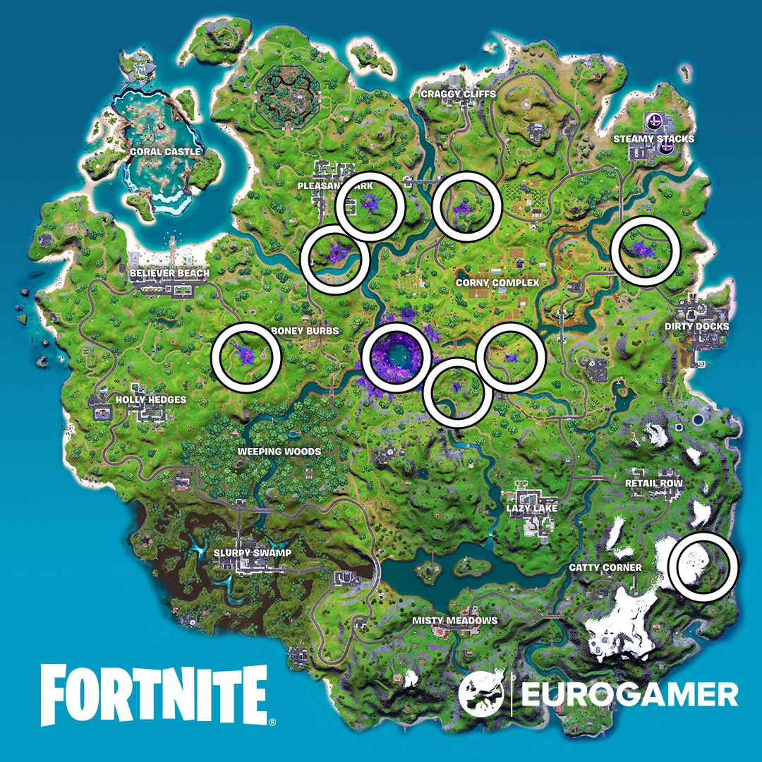Fortnite - Alien tree locations: Where to destroy alien trees in ...