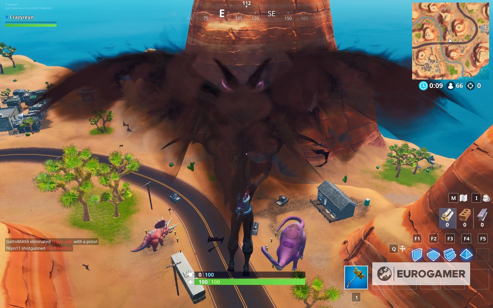 Fortnite Durrr Burger Head, Dinosaur and Stone Head Statue locations ...