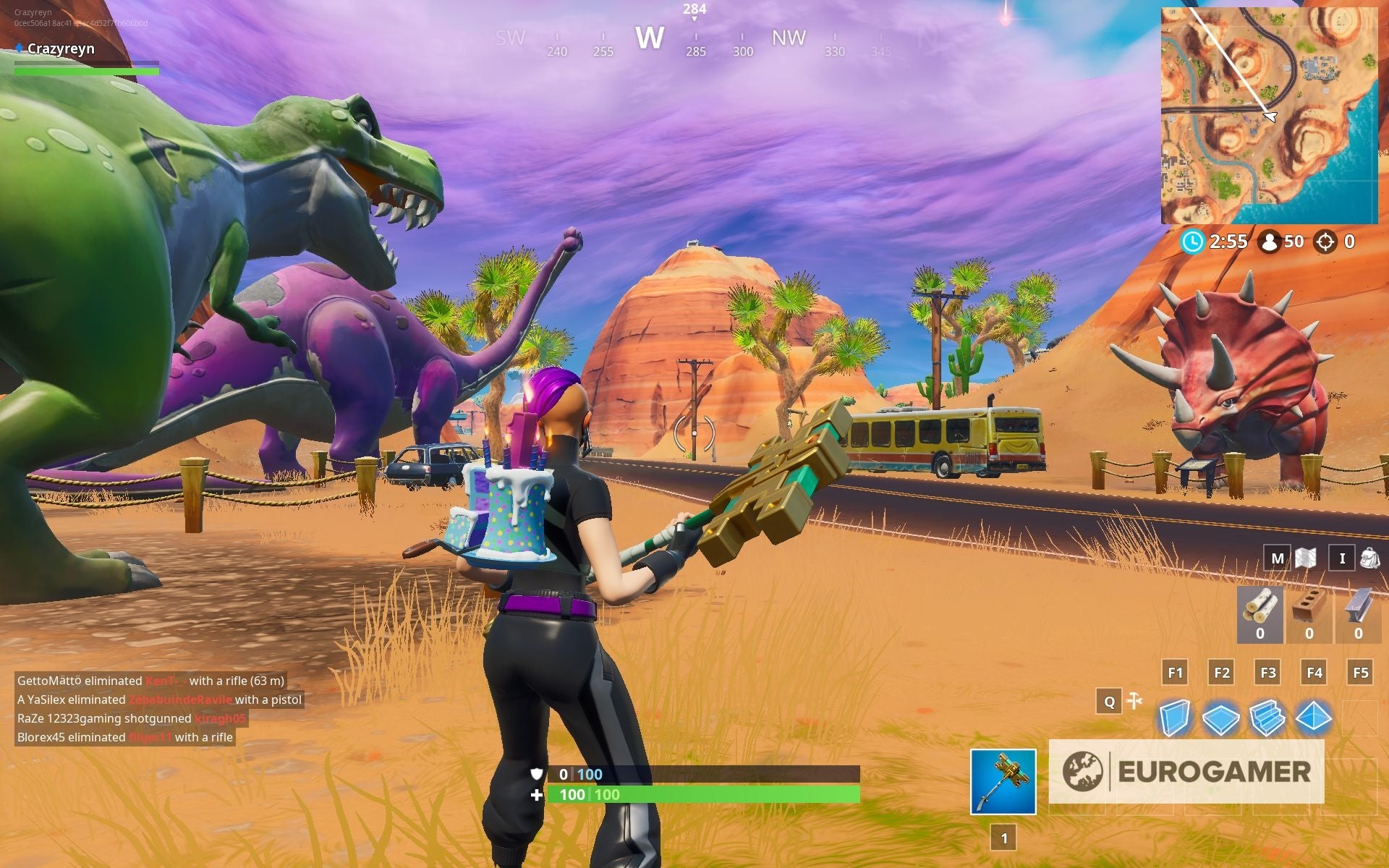 Fortnite Durrr Burger Head, Dinosaur and Stone Head Statue locations ...