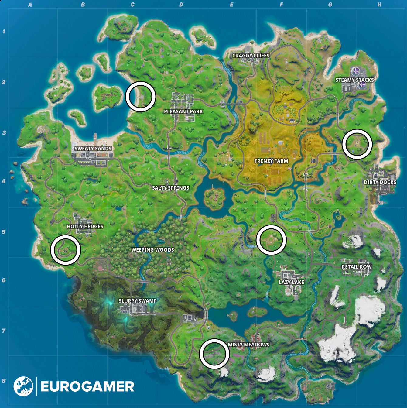 Fortnite E.G.O. outpost locations explained | Eurogamer.net