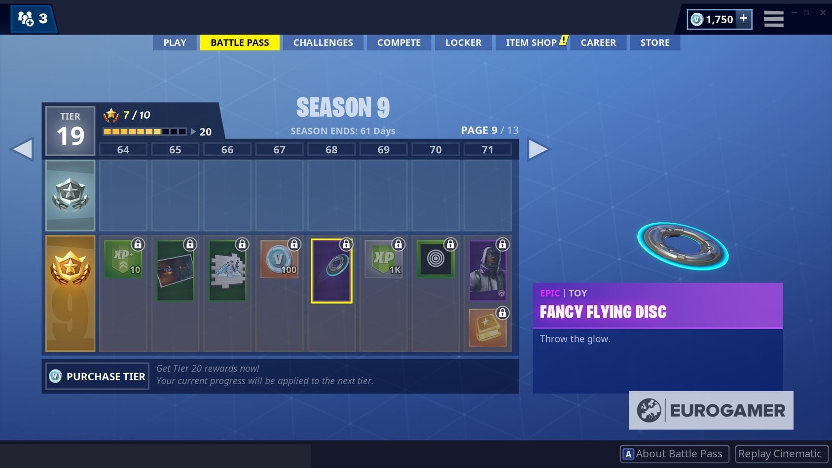 Fortnite Flying Disc Catch: How to throw the Flying Disc Toy and catch ...