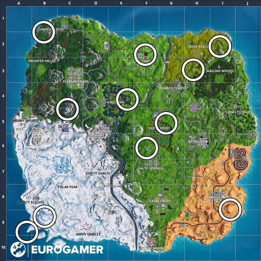 Fortnite Forbidden locations: Where to dance at all forbidden locations ...
