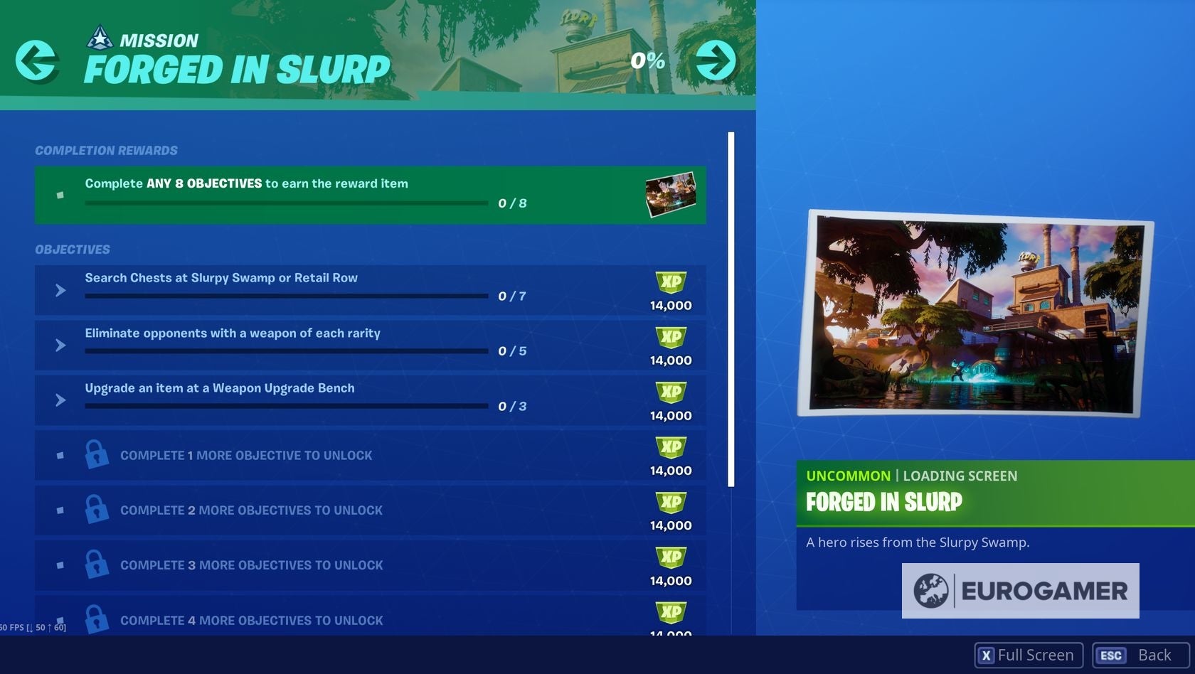 Fortnite Forged in Slurp Challenges list for Week 3 | Eurogamer.net