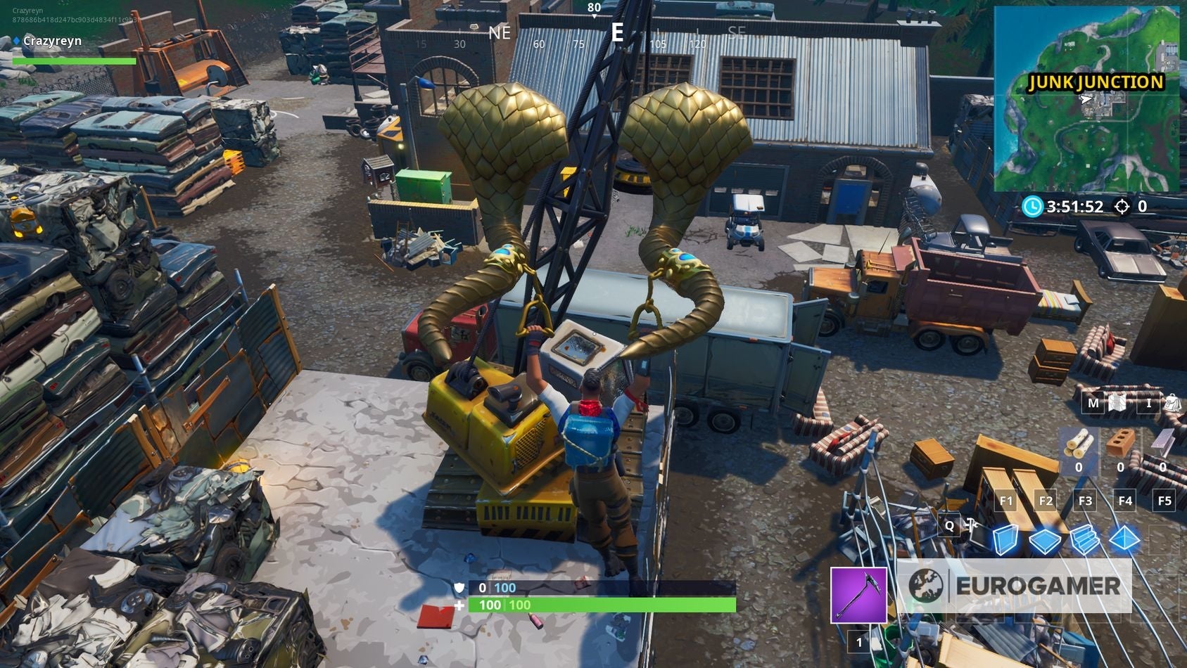 Fortnite Fountain and Junkyard Crane locations | Eurogamer.net