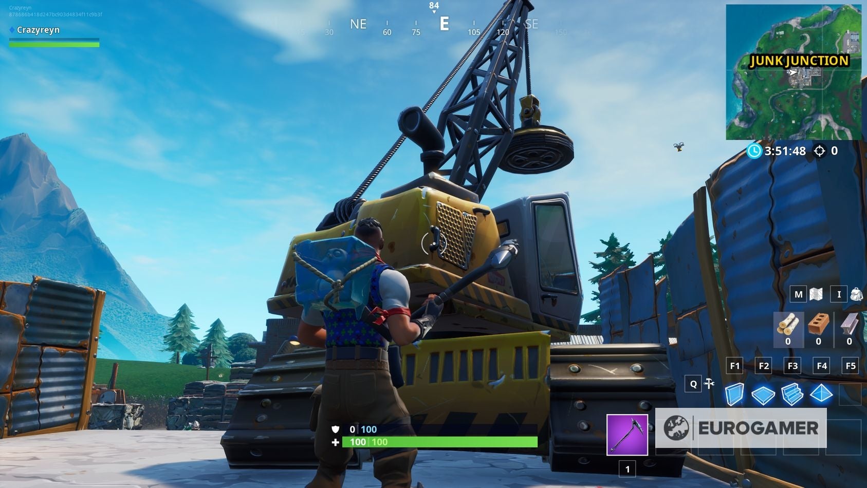 Fortnite Fountain and Junkyard Crane locations | Eurogamer.net