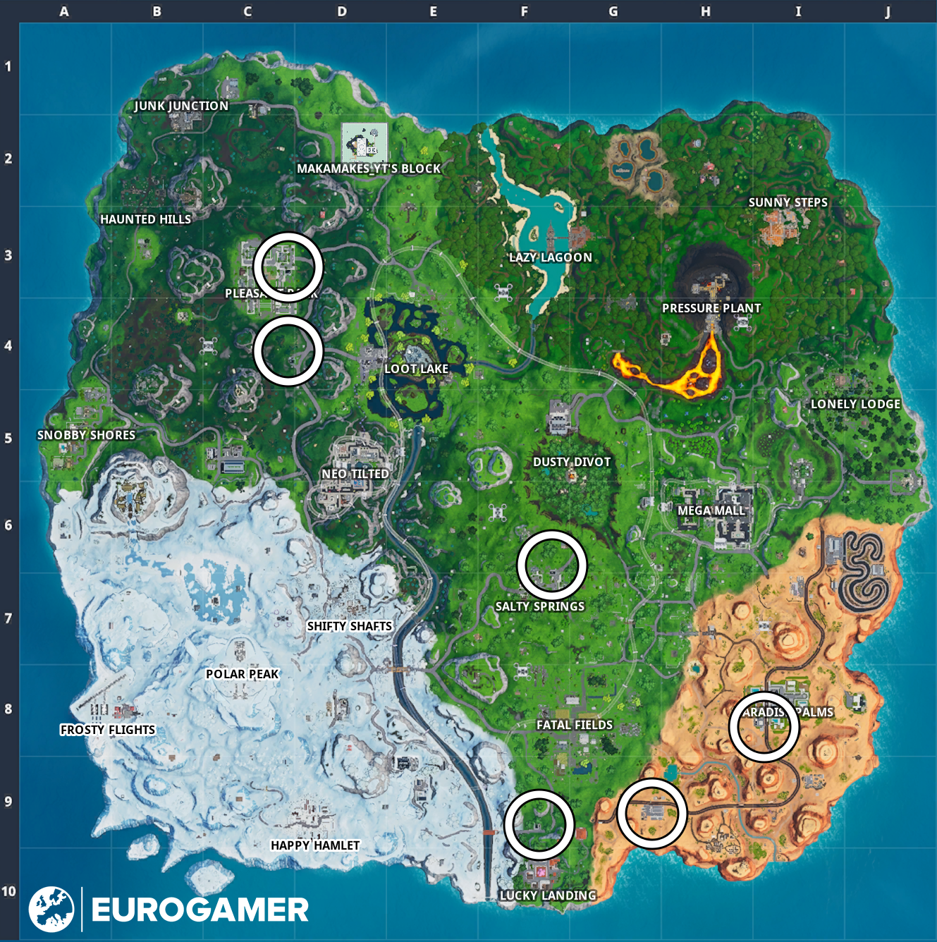 Fortnite gas station locations: Where to find the gas stations to ...