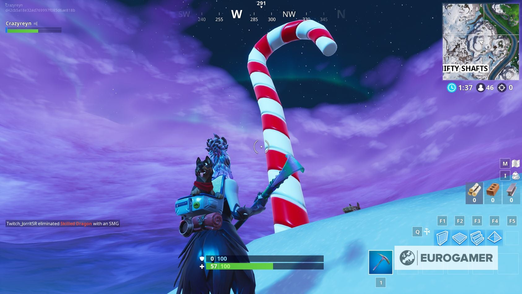 Fortnite Giant Candy Cane locations: Where to find Candy Cane locations ...