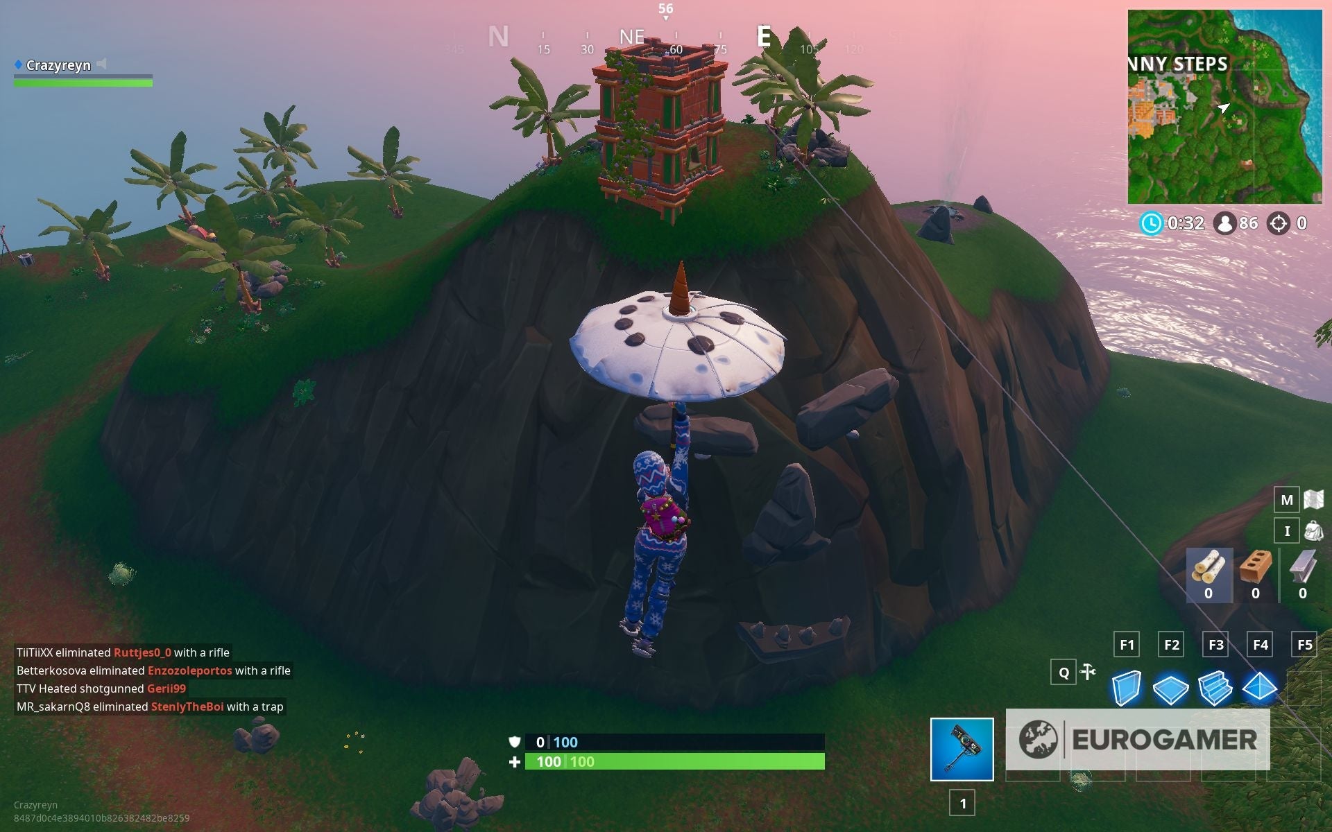 Fortnite giant face in desert, jungle and snow locations | Eurogamer.net
