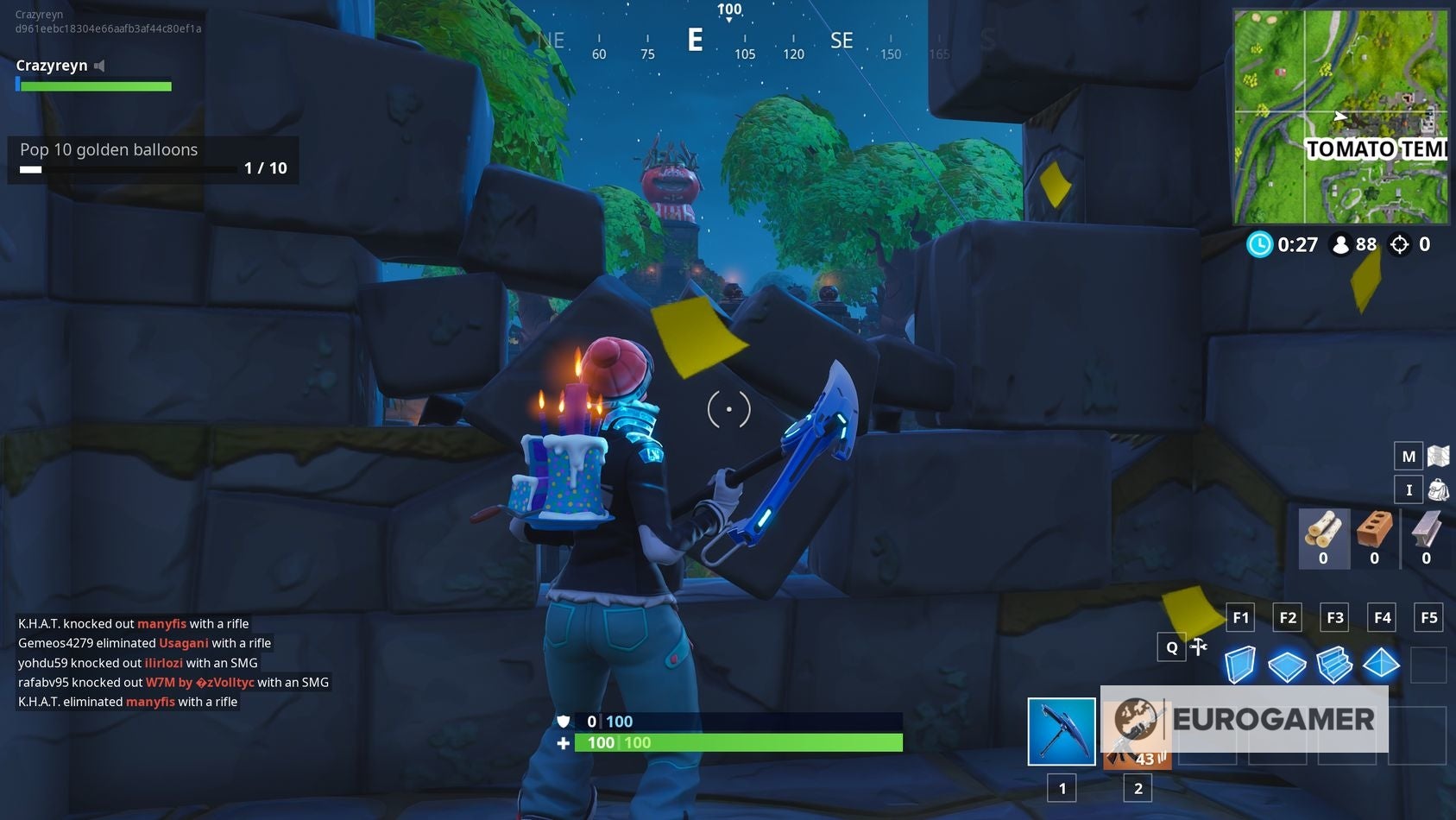 Fortnite Balloon locations: Where to pop Golden Balloons | Eurogamer.net