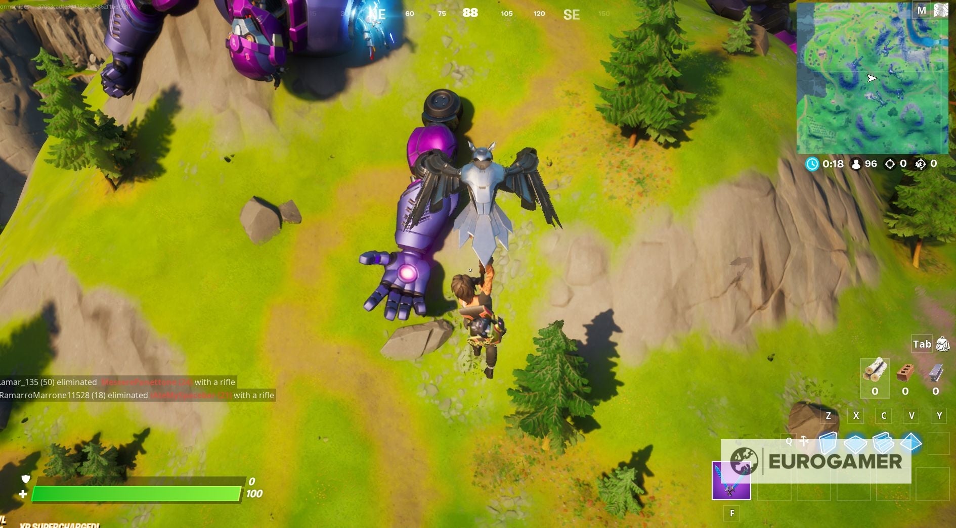Fortnite - Sentinel Hands explained: How to launch off all Sentinel ...
